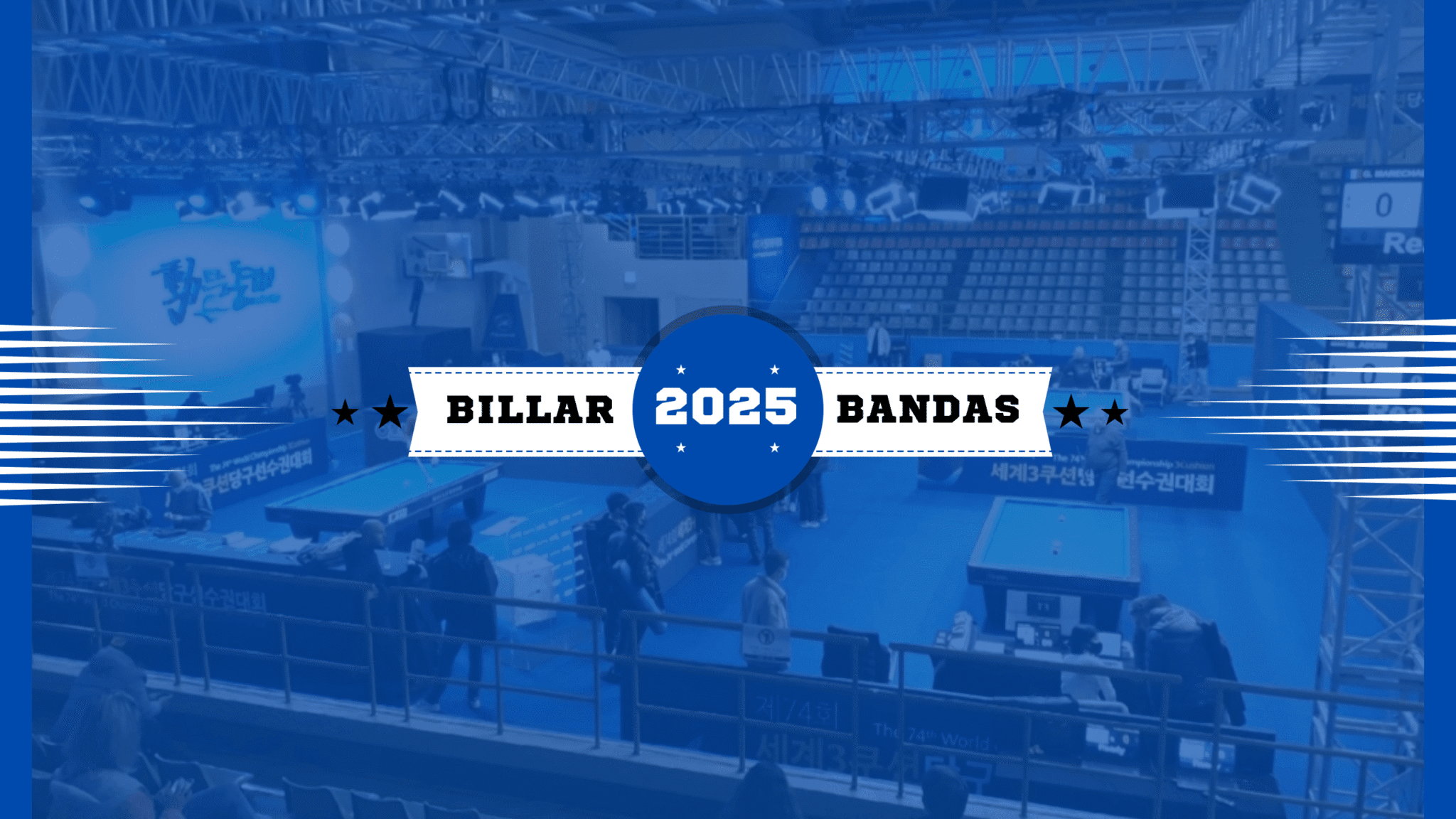 Billar tres bandas 2025
